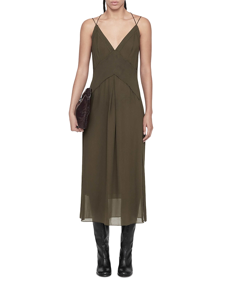 ALLSAINTS ALLSAINTS Fawn Pleated Midi Dress